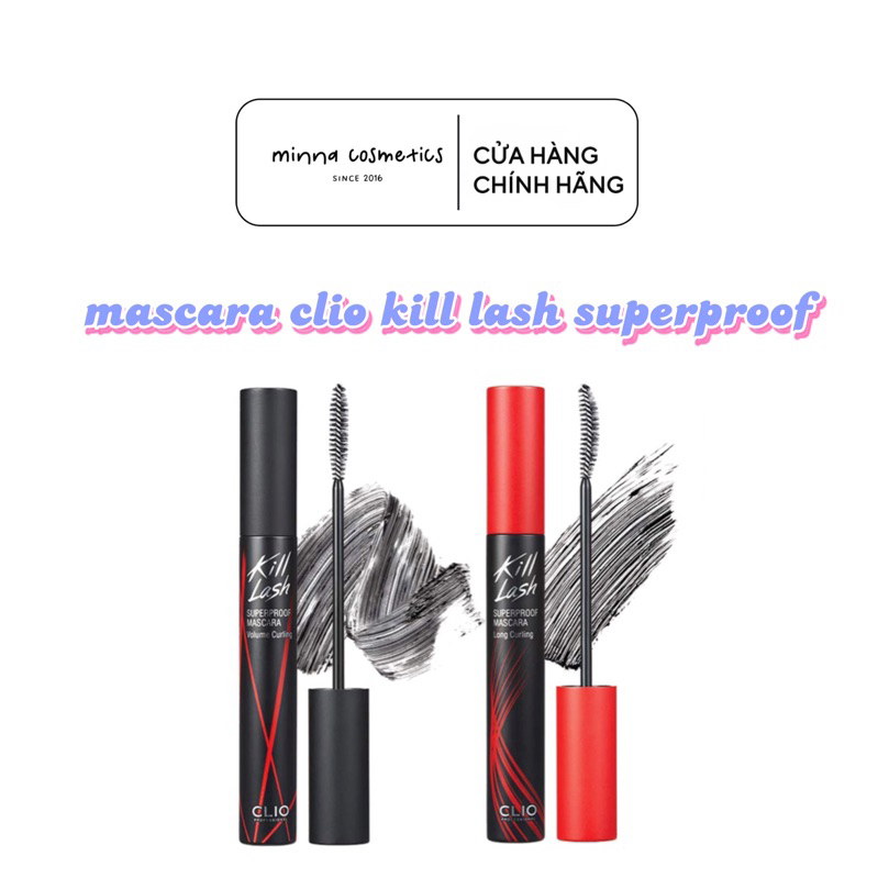 [Clio] Mascara Chống Nước Clio Kill Lash Superproof Chuốt Mi 7g ...