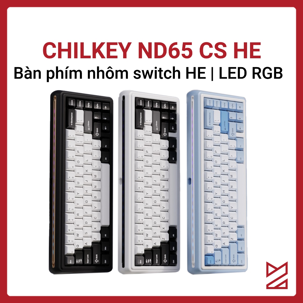 Chilkey ND65 CS HE - Bàn phím nhôm gaming switch HE | Shopee Việt Nam