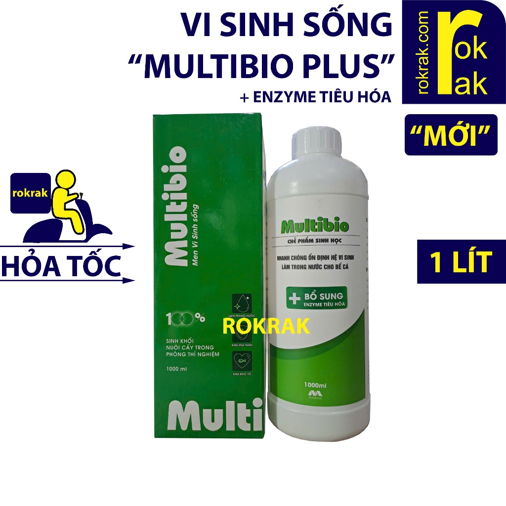 ExtraBio / MULTIBIO (MULTIBIO PLUS MỚI) 1000ml Vi sinh vi khuẩn dành ...