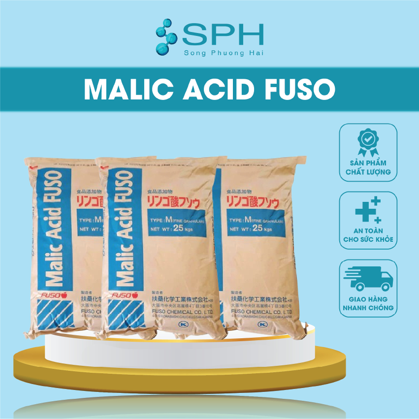Giá sỉ 1kg Acid Malic Nhật_Chất tạo chua vị táo (Axit Malic) | Shopee ...