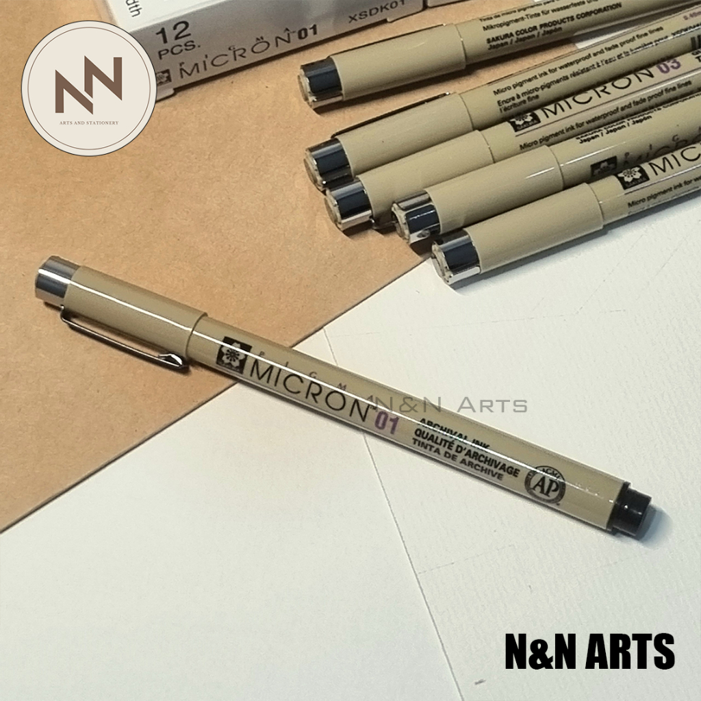 [N&N] Bút đi nét Pigma Micron - Bút line Sakura Chính hãng | Shopee ...