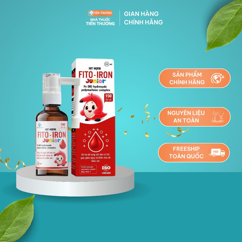 FITO-IRON Junior - Bổ Sung Sắt và Vitamin Cho Trẻ Em (Hộp) | Shopee ...