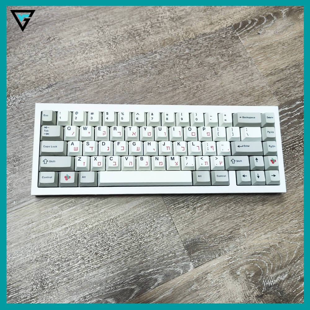 Keycap JC Studio - Hebrew RED / OANGE / BLUE / GREEN nút bàn phím cơ độ ...