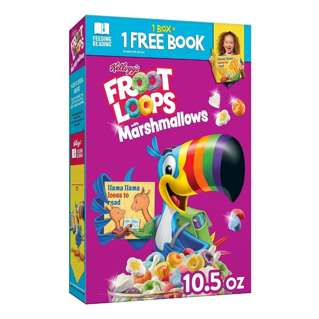 Ngũ Cốc (Cereal) Kellogg's Froot Loops With Marshmallows Fruit Flavored ...