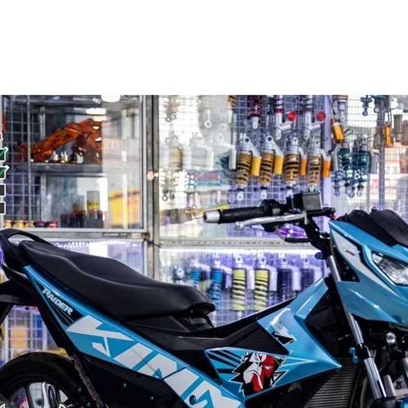 Tem Rời Raider Fi 150 King Drag Xám Trắng | Shopee Việt Nam