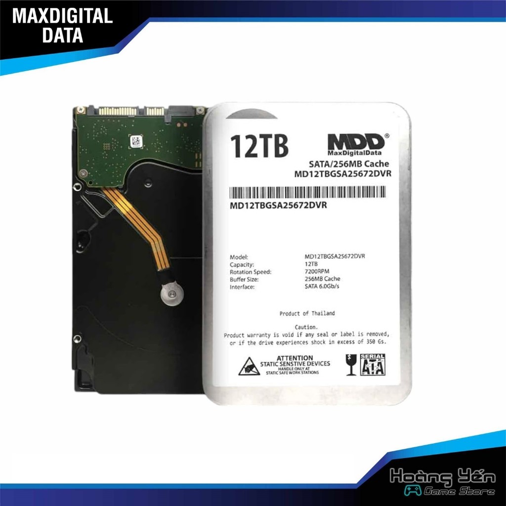 Ổ Cứng Gắn Trong HDD MDD Maxdigital Data 12TB | Shopee Việt Nam
