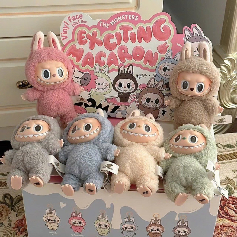 Hộp mù blindbox Labubu - Móc khoá Labubu Macaron Popmart (Pha-kè ...
