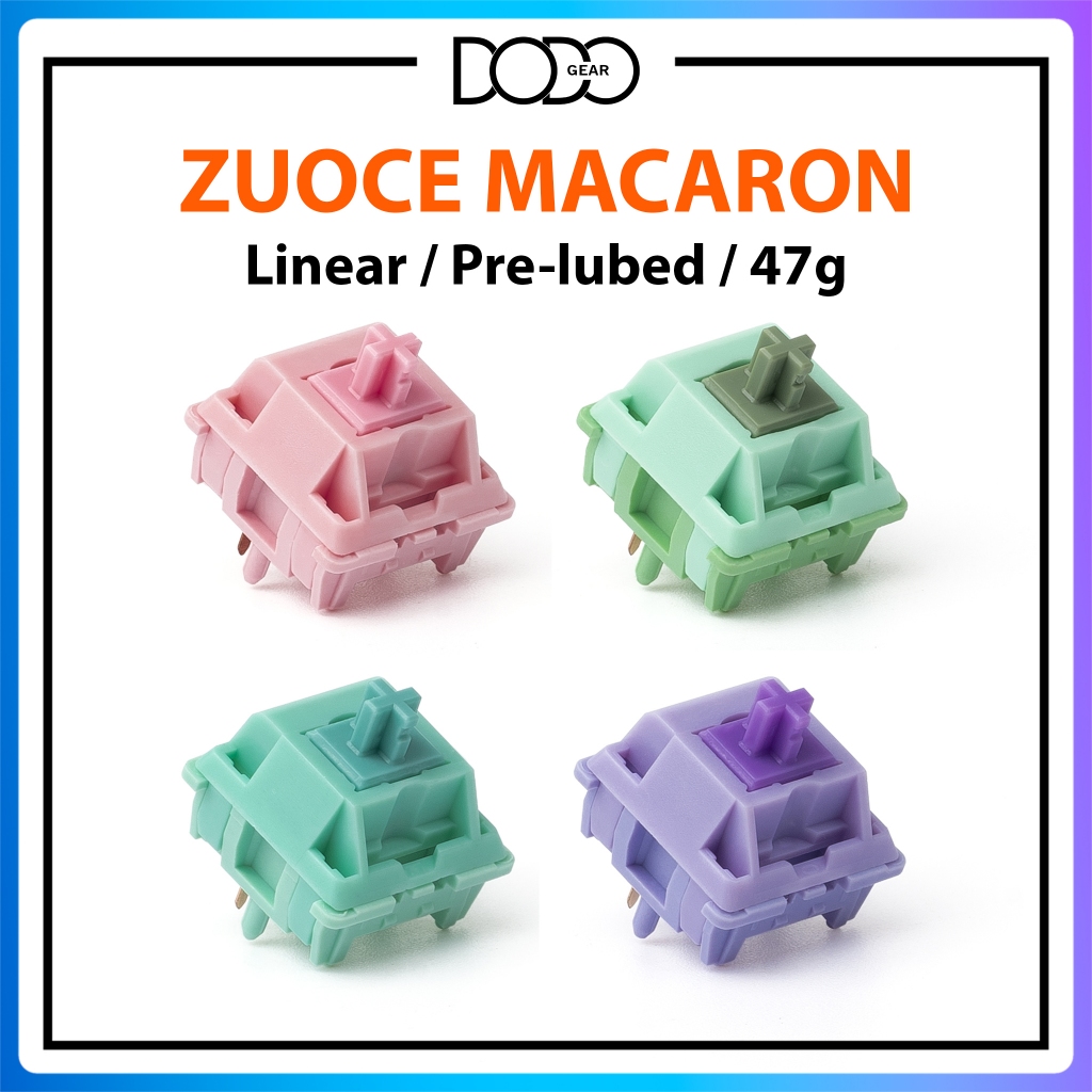 Switch Zuoce Macaron 5 PIN Linear 47g giao màu ngẫu nhiên công tắc bàn ...