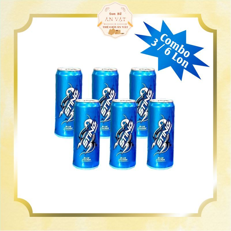 Nước tăng lực Sting xanh dương Blue Charge - 330ml - Bùng nổ năng lượng ...