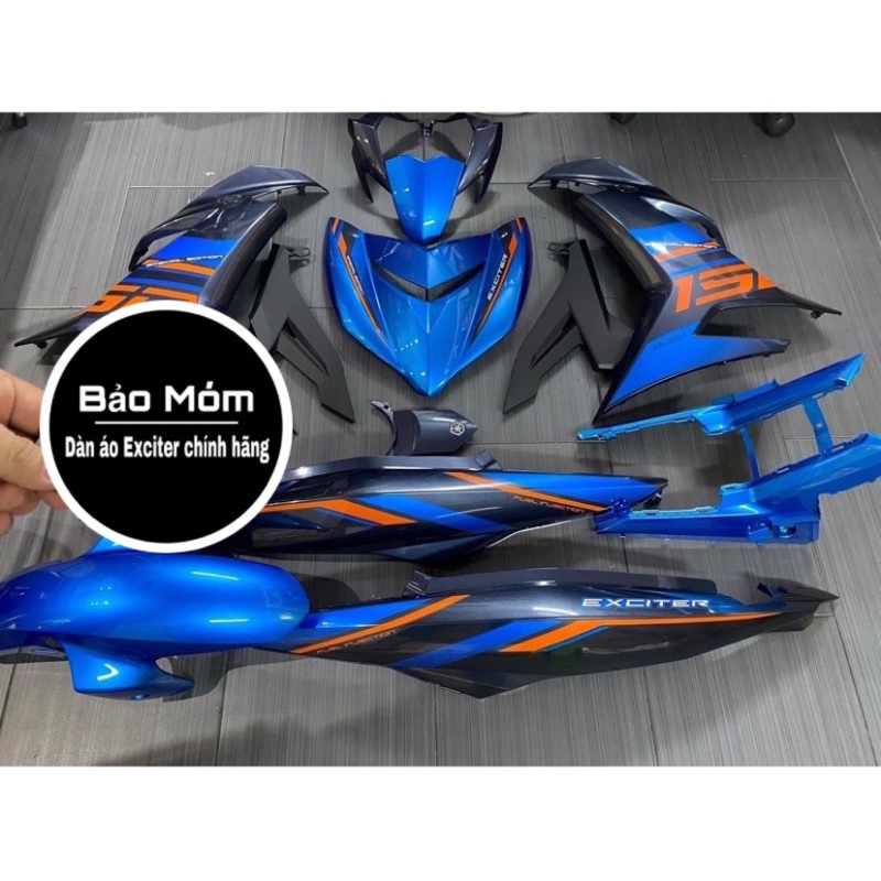 Dàn áo Exciter 150 phiên bản BLUE RAPTOR kết hợp bộ màu xanh – đen ...