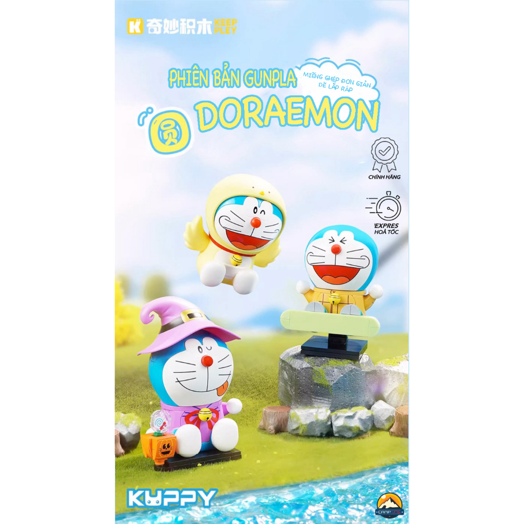 Đồ chơi lắp ráp xếp hình Doraemon Gunpla bộ sưu tập nhân vật Kuppy ...