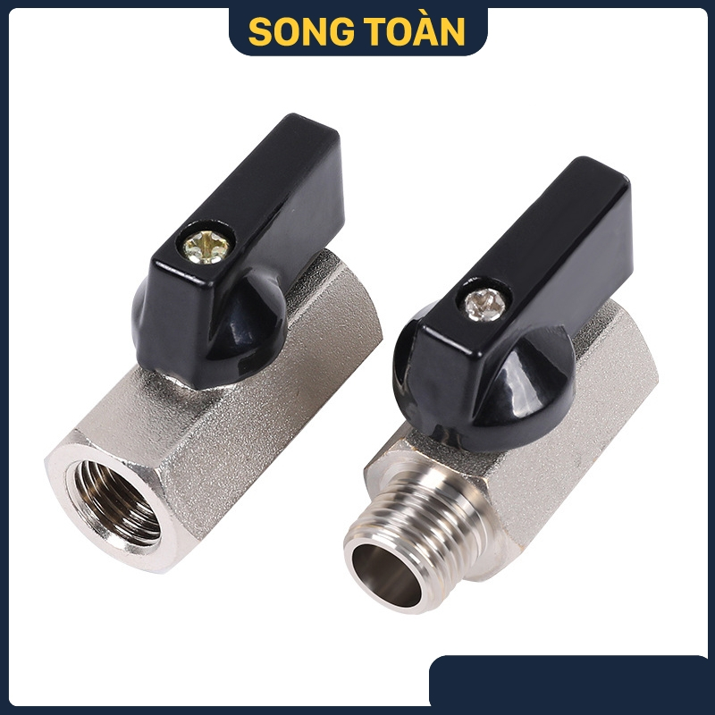 Van Bi Mini, Van Gạt Mini Đồng Mạ Xi Khí Nén Áp Lực Cao 13 17 21 ...