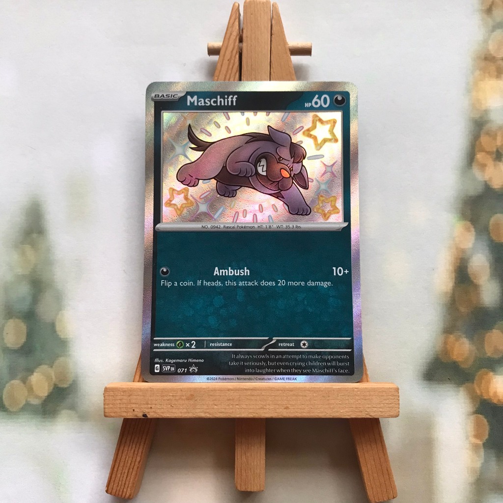 Thẻ hình Pokemon Maschiff SVP071 - Lá bài Scarlet & Violet Shiny Promo ...
