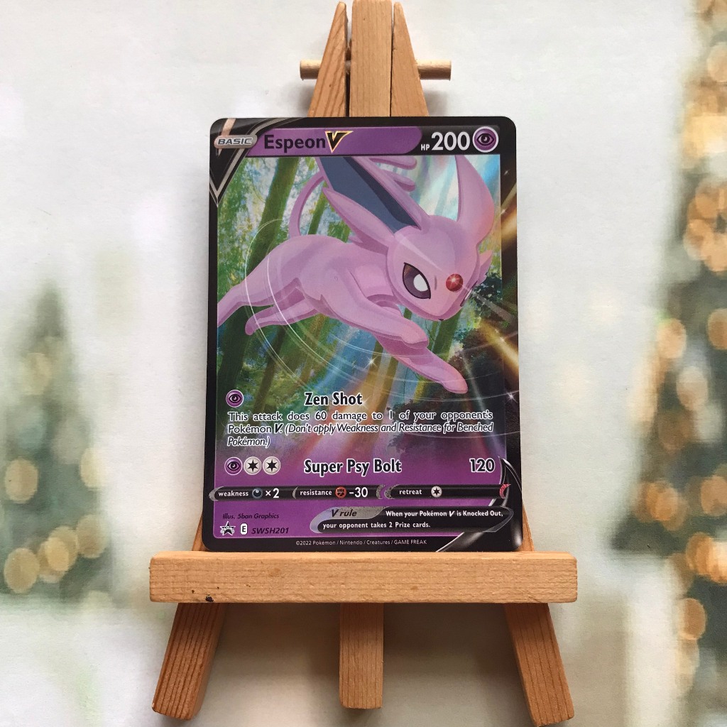 Thẻ hình Pokemon Espeon V SWSH201 - Lá bài Sword & Shield Promo tiếng ...