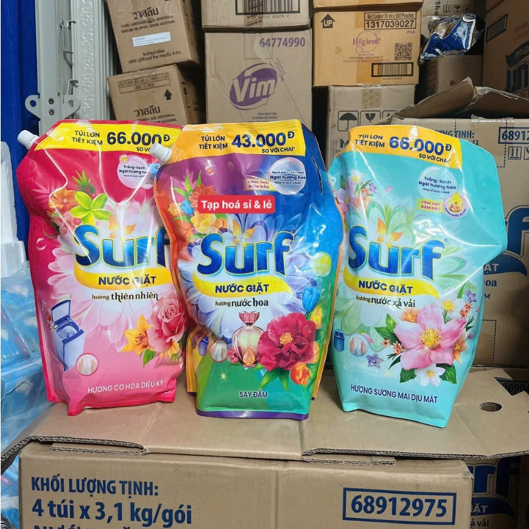 Nước giặt surf 3,3kg/ 3,1kg/ 4KG | Shopee Việt Nam
