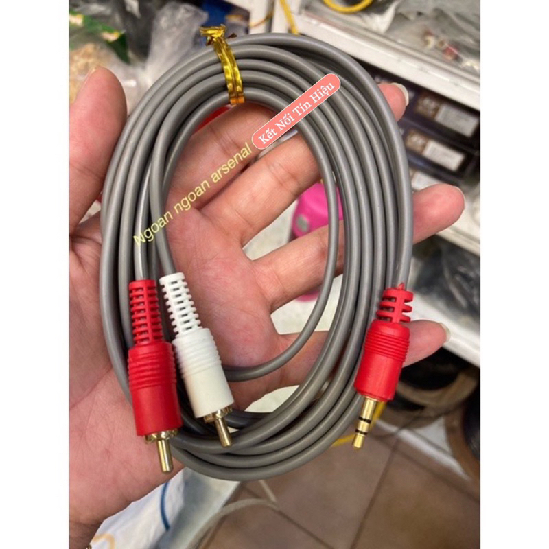 Dây tín hiệu 3,5 ra 2Av hãng JSJ, Tosua, TH canble nhập khẩu chính hãng ...