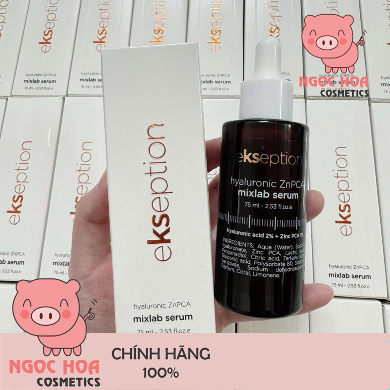 [CHÍNH HÃNG] Serum Kẽm Ekseption Hyaluronic ZnPCA hỗ trợ giảm mụn, kiềm ...