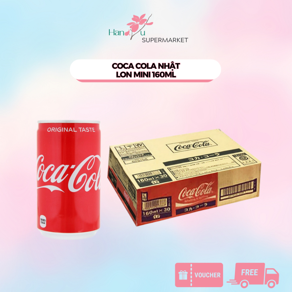 Coca nhí- Nhật 160ml ( 1 Thùng 30 lon ) | Shopee Việt Nam