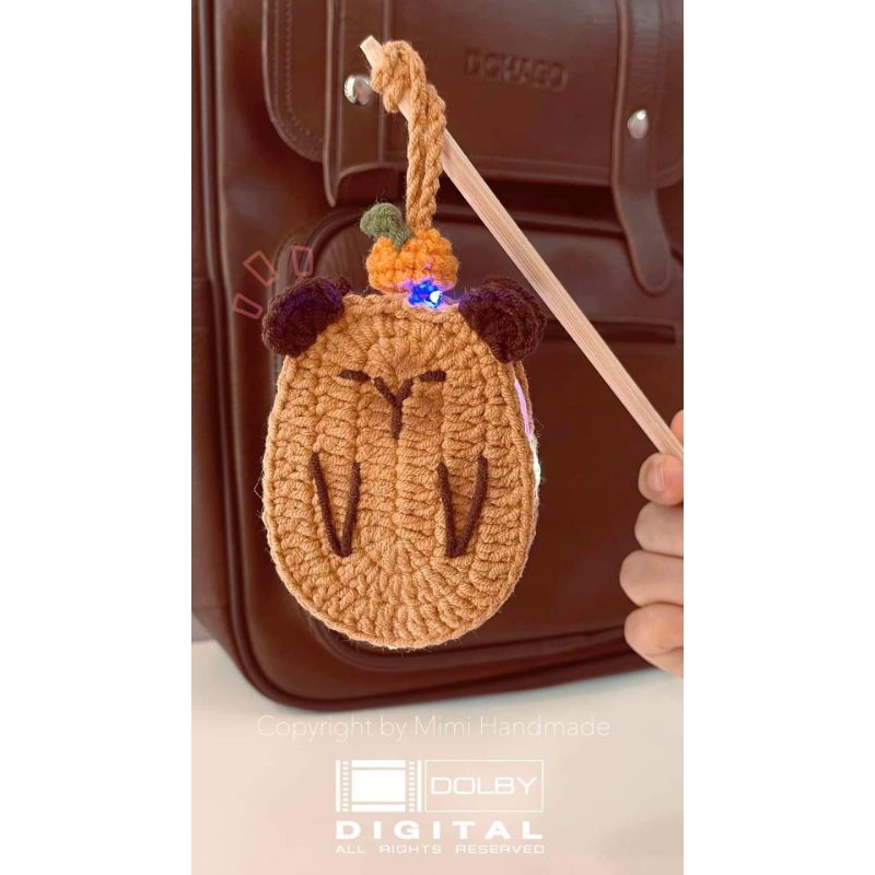 lồng đèn capybara len đan móc handmade | Shopee Việt Nam