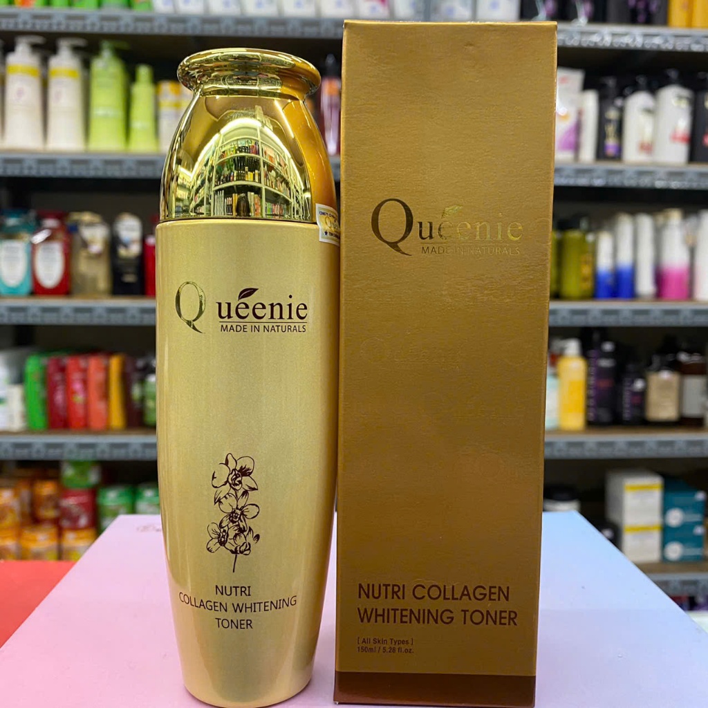 NƯỚC HOA HỒNG DƯỠNG TRẮNG ,BỔ SUNG COLLAGEN QUEENIE 150 ML | Shopee ...