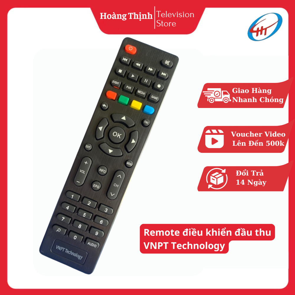 (Tặng kèm quà) Remote điều khiển đầu thu VNPT Technology | Shopee Việt Nam