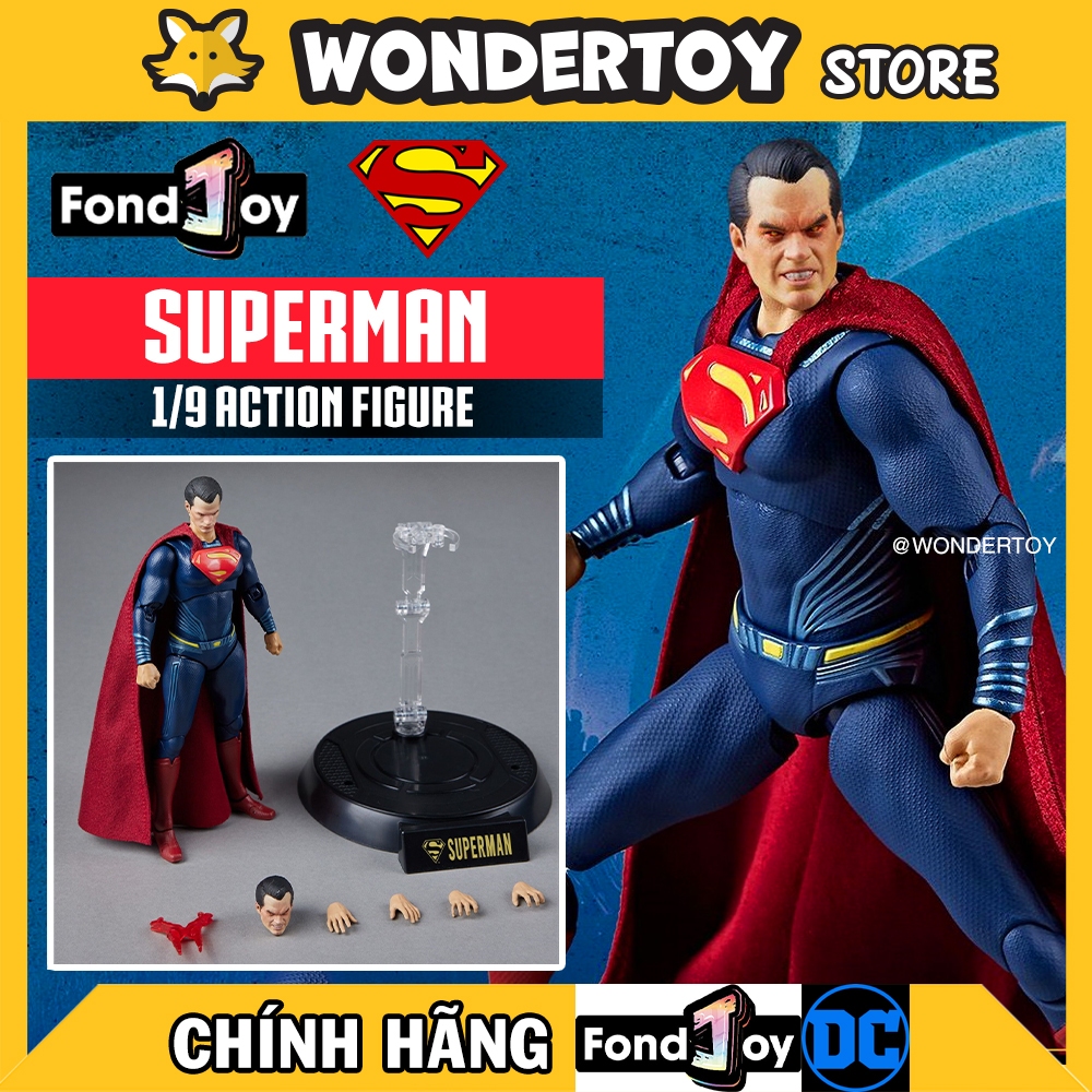 Mô hình Chính Hãng Fondjoy Toys DC Super Man Justice League Superman 1/ ...