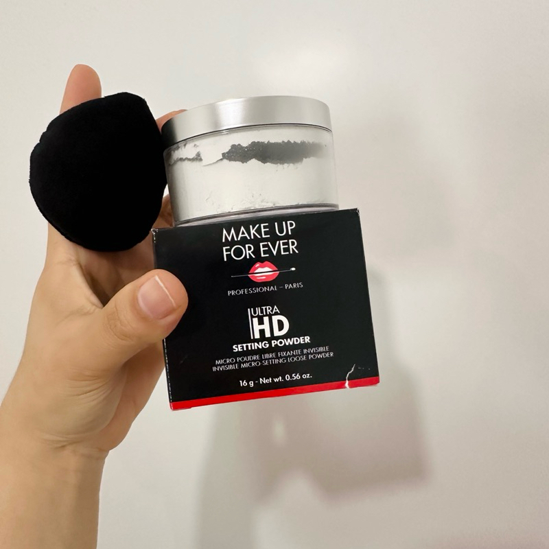 [HỘP ĐEN 16g] Make up forever Phấn phủ Ultra HD Setting powder màu 0.1 | Shopee Việt Nam