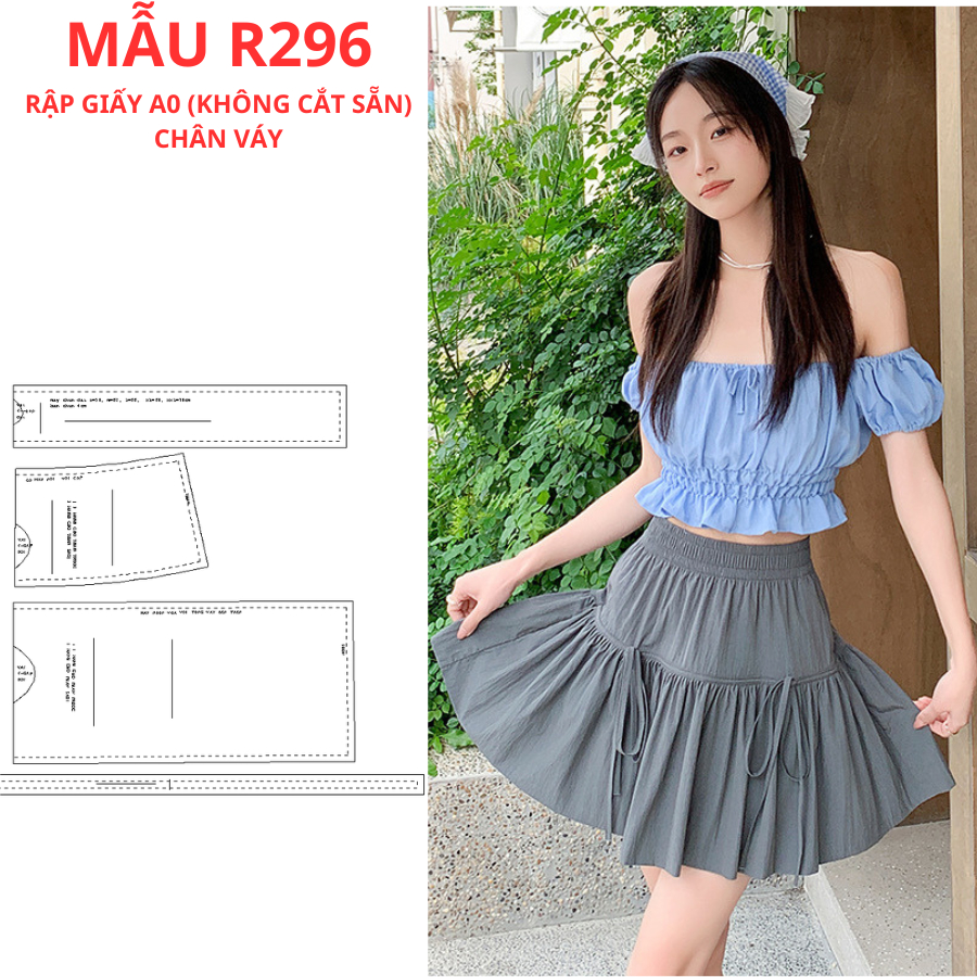 RẬP GIẤY A0 CHÂN VÁY-R296 | Shopee Việt Nam