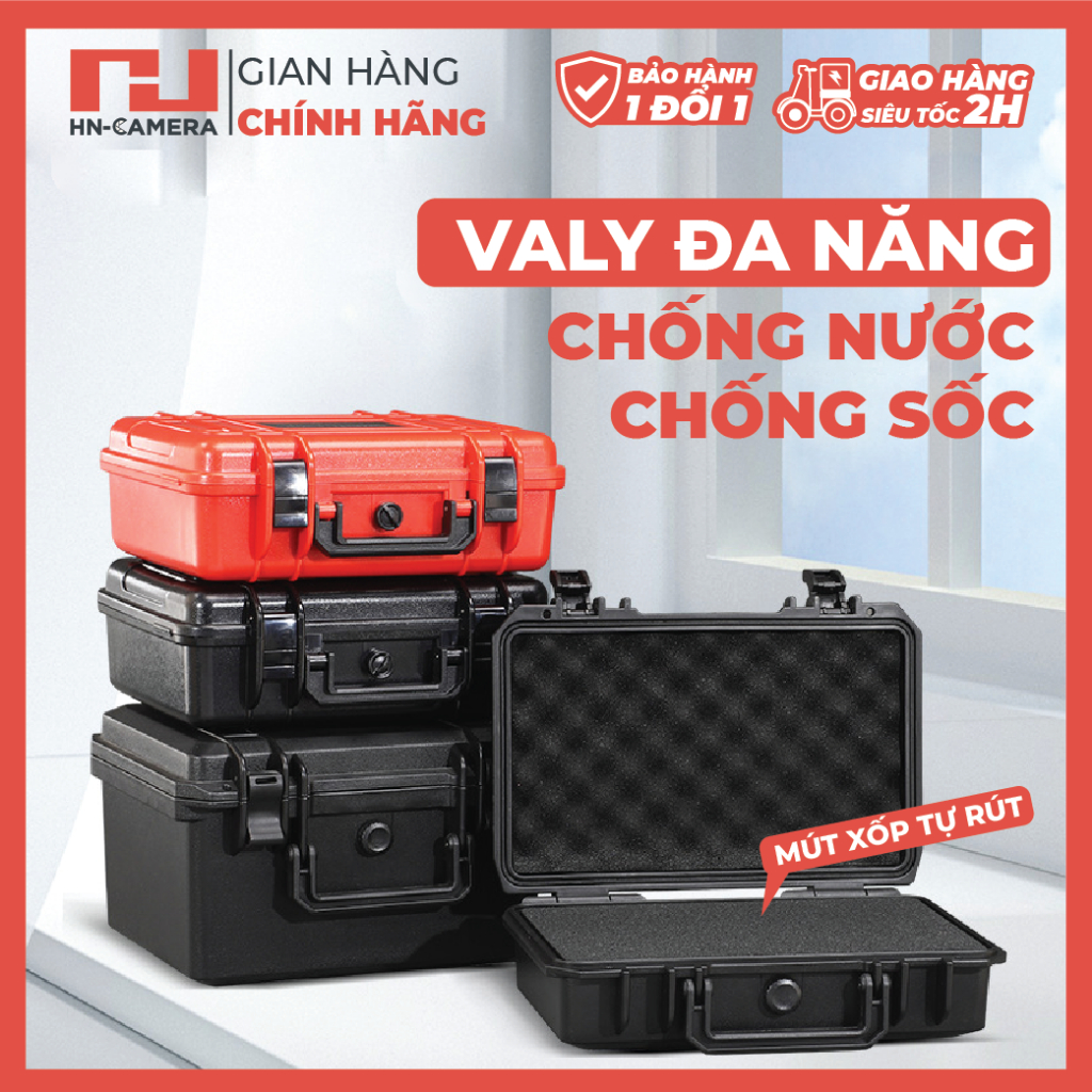 VALY- THÙNG NHỰA CHỐNG SỐC CHỐNG NƯỚC THIẾT BỊ MÁY ẢNH | Shopee Việt Nam