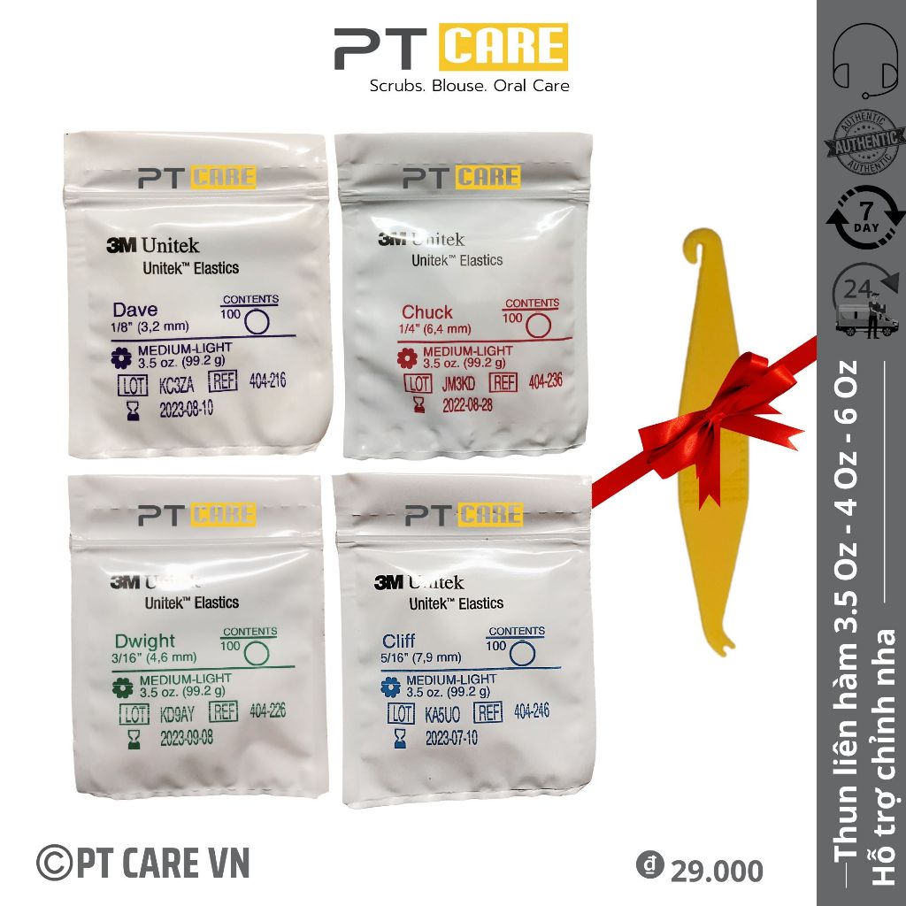 PT CARE | Thun Kéo Niềng Răng, Chun Liên Hàm Chỉnh Nha 3M Unitek ...