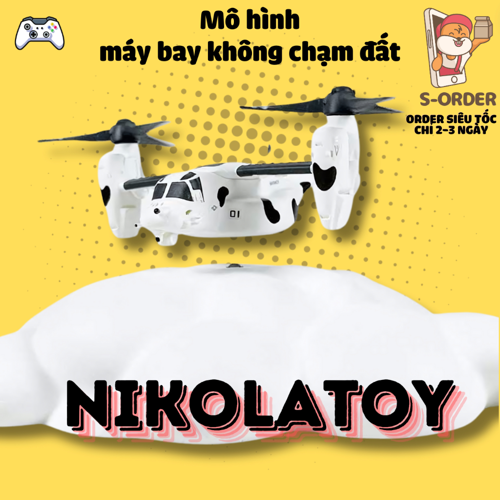 Mô hình máy bay Nikola Toy từ tính không chạm đất S-Order | Shopee Việt Nam