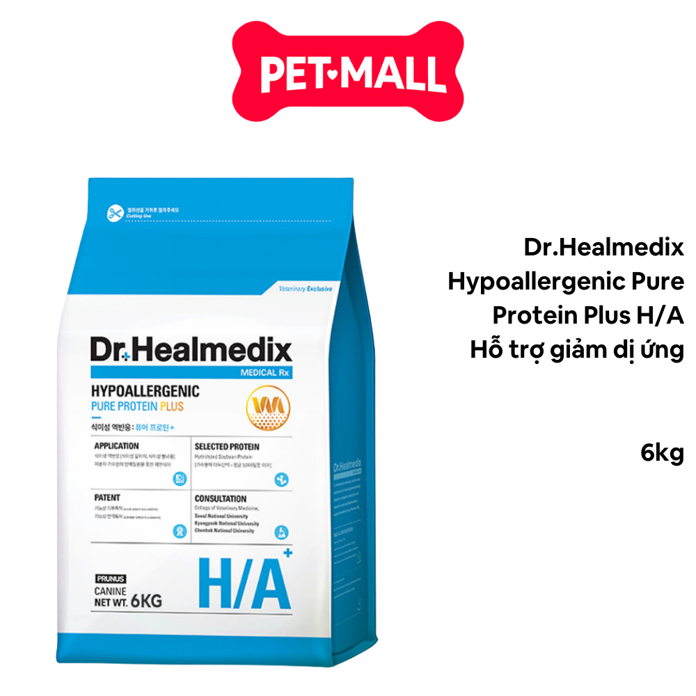 Thức ăn chó Dr.Healmedix Hypoallergenic Pure Protein Plus H/A 6kg - Hỗ ...