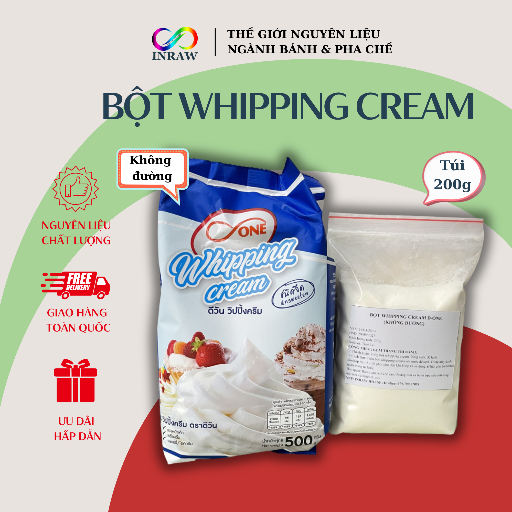 Bột Whipping Cream Thái Lan (200gr) | Shopee Việt Nam