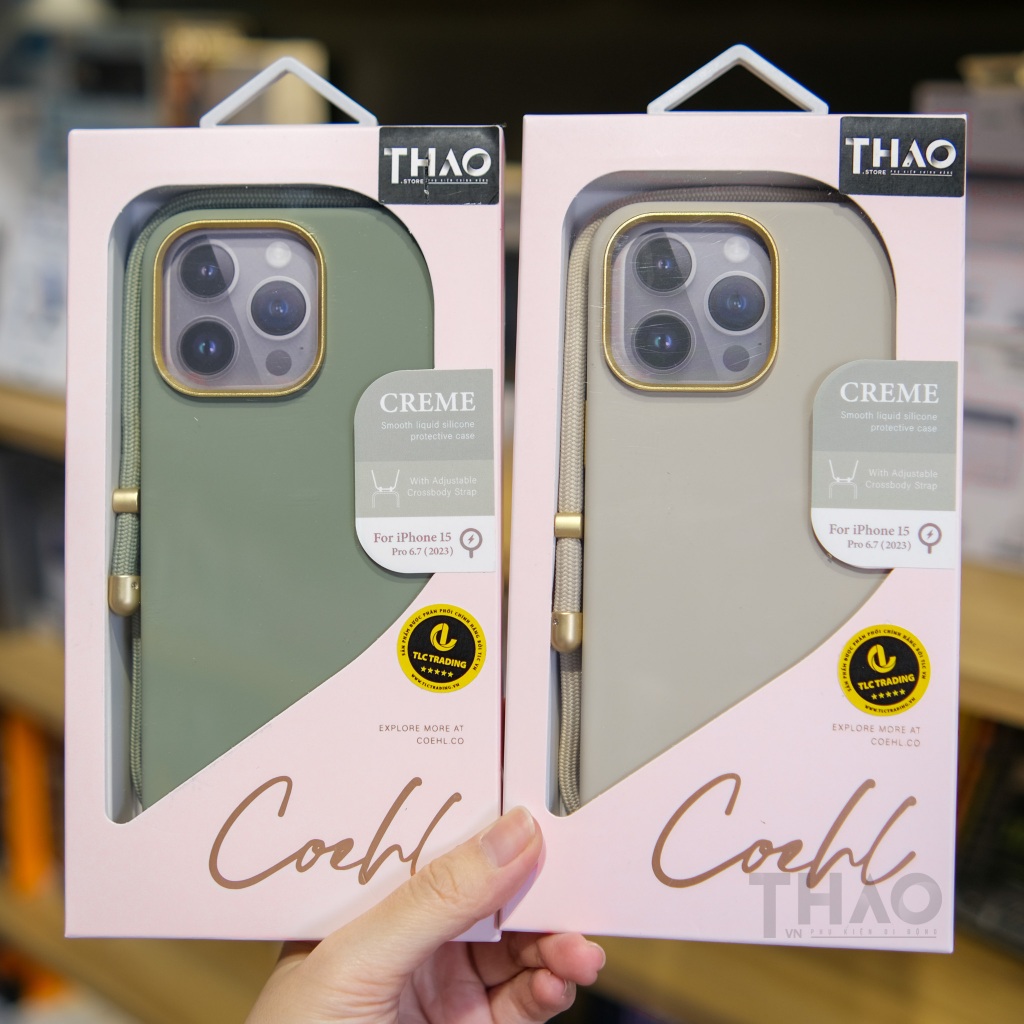 Ốp lưng UNIQ Coehl Muse Magnetic Da kèm dây đeo dành cho iPhone 15 ...
