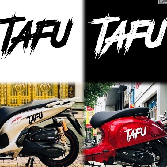 Tem Dán Xe Máy TAFU Cao Cấp Chống Nước Không Phai Màu | Shopee Việt Nam