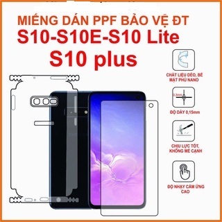 Dán Ppf dành cho samsung S10 / s10e / S10lite / S10 Plus PPf chống bám ...