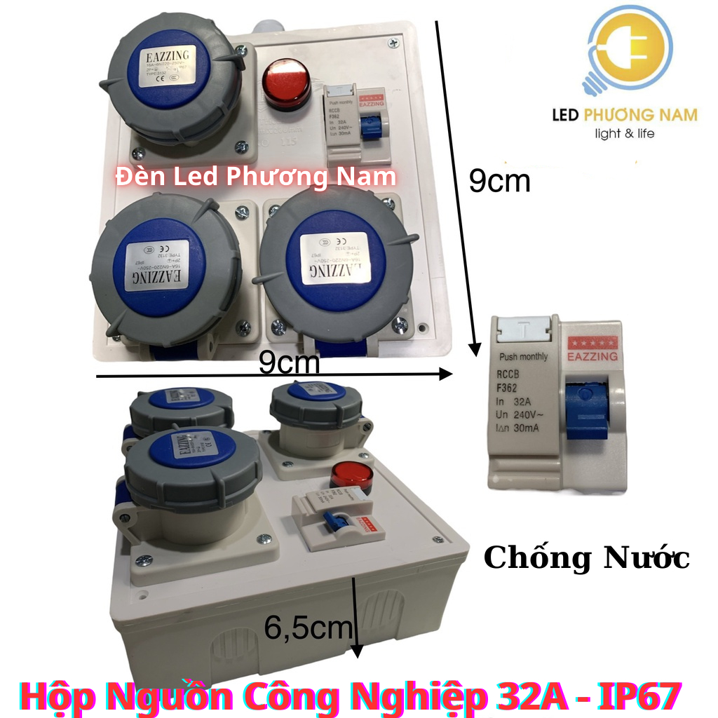 Hộp Nguồn Công Nghiệp 16A/32A, TAPLO có CB Chống Giựt, IP44/IP67 | Shopee Việt Nam