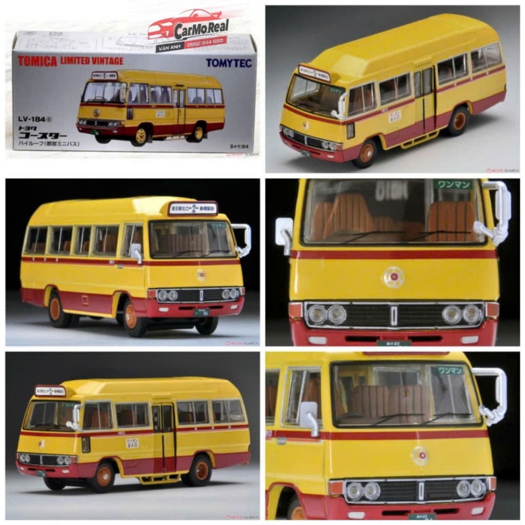 Xe Mô Hình Tĩnh Tomytec Minicar LV-184c Toyota Coaster (Toei Minibus) | Shopee Việt Nam