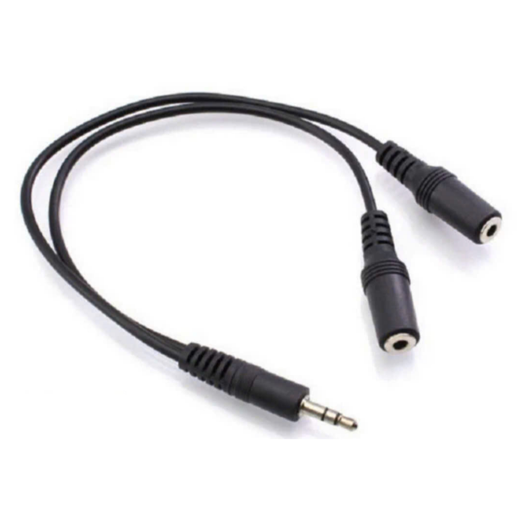 Jack chia âm thanh 1 ra 2 cổng audio 3.5 mm - Chia loa 1 ra 2 - chống ...