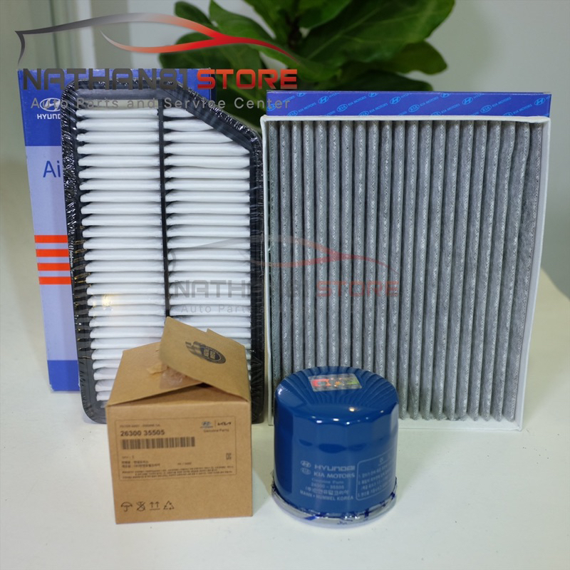 [Combo3 Lọc] thay thế Kia Seltos (1.4, 2019-2023), lọc động cơ: 28113 ...