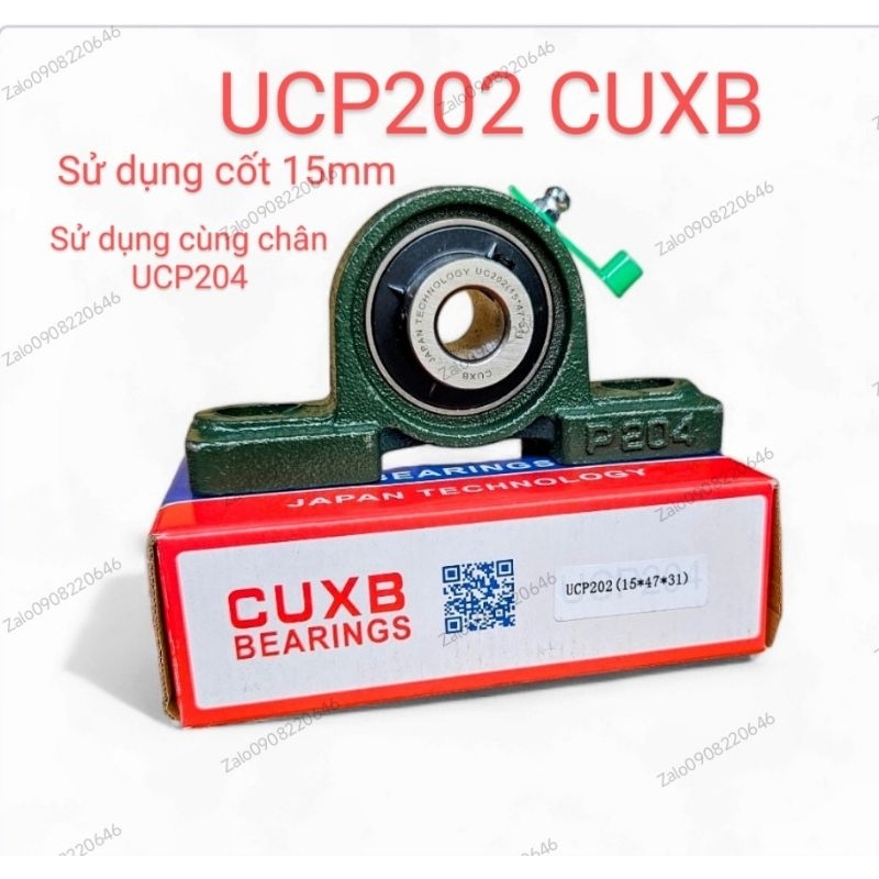 gối đỡ vòng bi UCP202 CUXB sử dụng cốt 15mm | Shopee Việt Nam