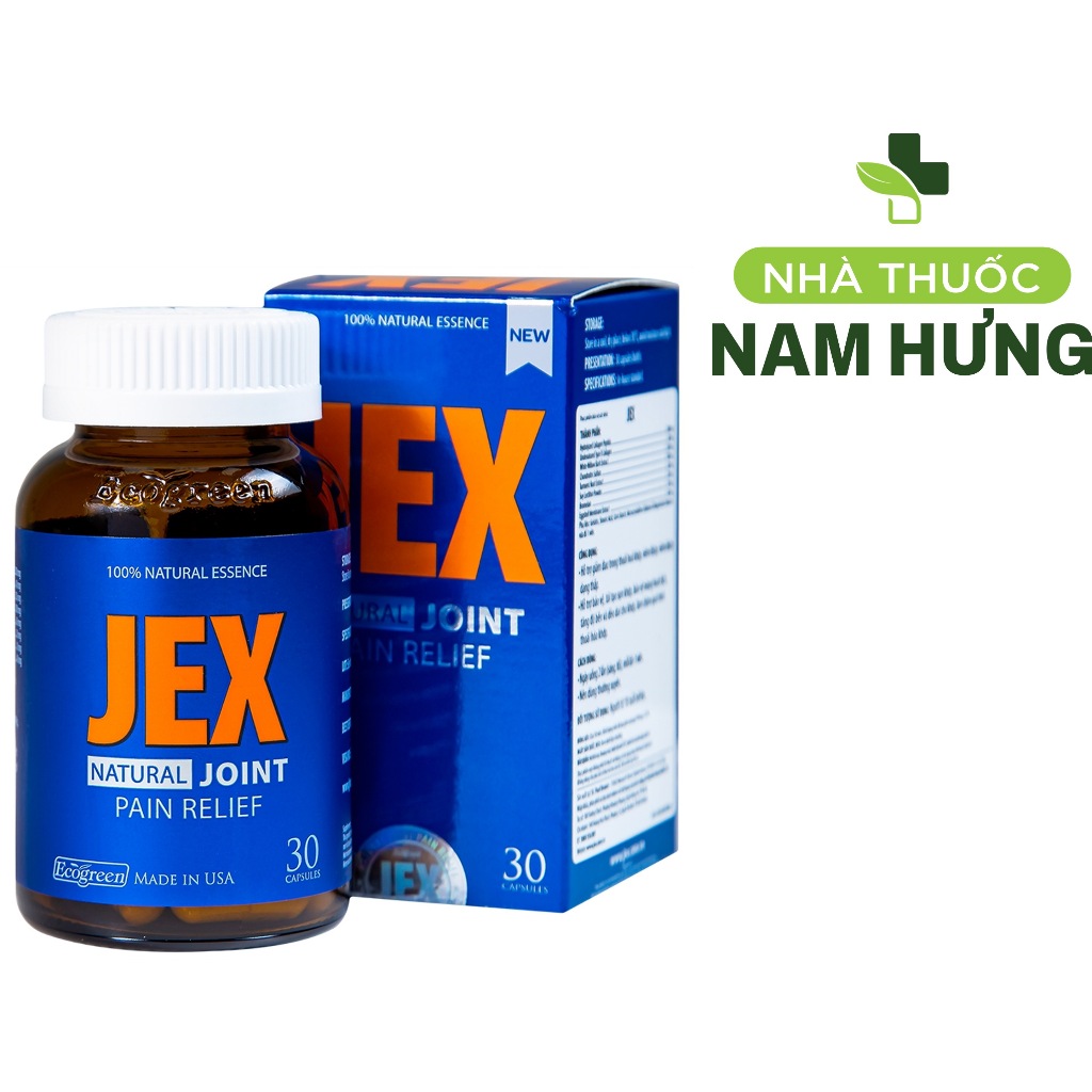 [CHÍNH HÃNG] - JEX Natural Joint Pain Relief Hỗ trợ Xương Khớp (hộp 30 ...