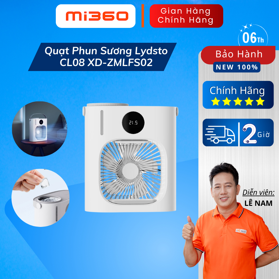 Quạt Để Bàn Phun Sương Xiaomi Lydsto CL08 XD-ZMLFS02 - Bản Quốc Tế - Hàng Chính Hãng | Shopee ...