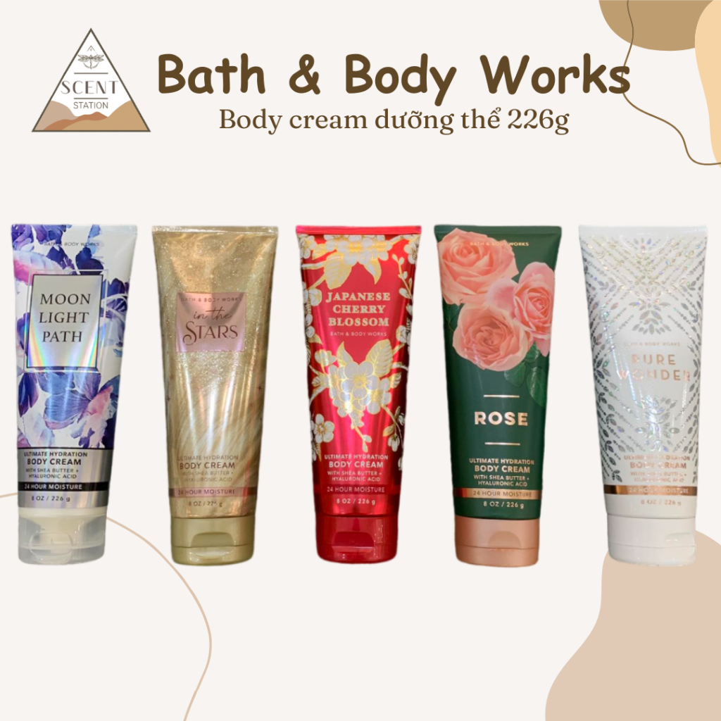 Body cream kem dưỡng thể Bath & Body Works 226g ~ Scent Station ...
