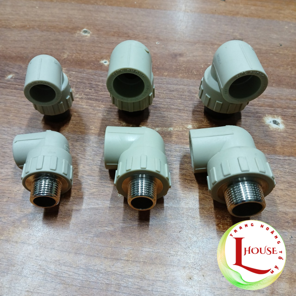 Cút ren ngoài PPR 20, 25x1/2, 25x3/4, Co ren ngoài PPR Chính hãng Tiền ...