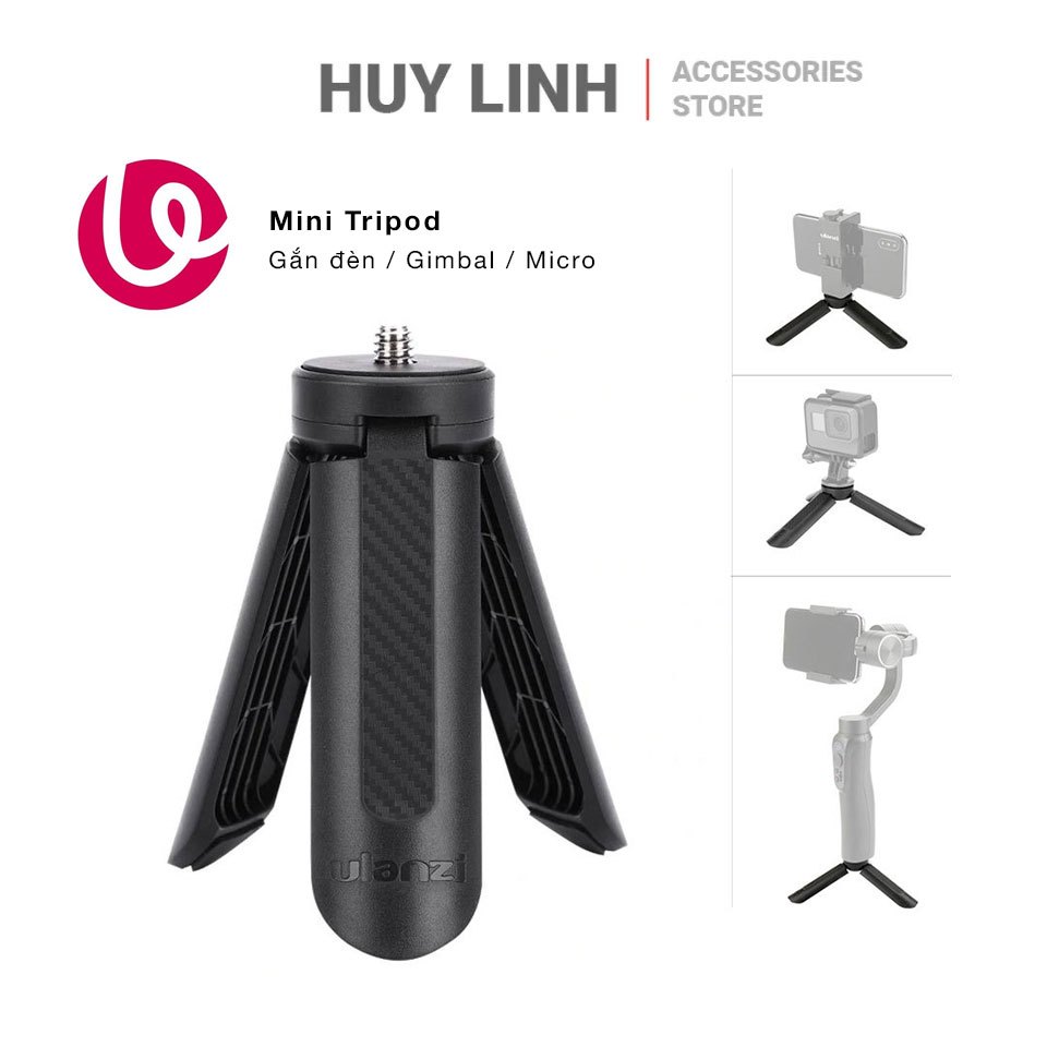 Ulanzi MT-05 Mini tripod cầm tay hoặc cho gimbal gấp gọn kết nối nhiều phụ kiện | Shopee Việt Nam