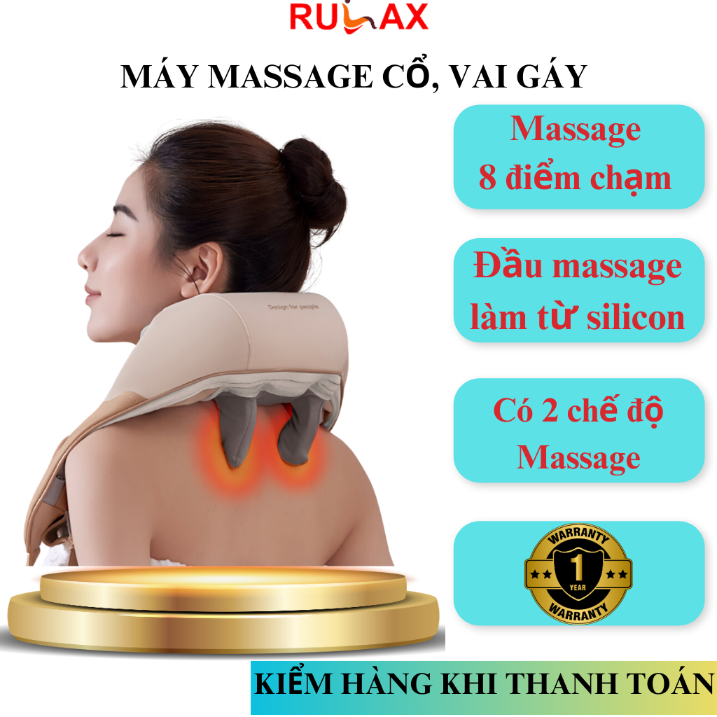 Máy Massage Cổ Vai Gáy RULAX RL-20 - Đai Massage Đa Năng Mô Phỏng Kỹ ...