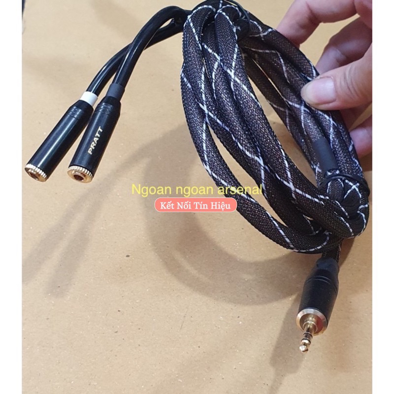 dây chia phone 3.5 (3,5) 1 ra 2 hàng cao cấp | Shopee Việt Nam