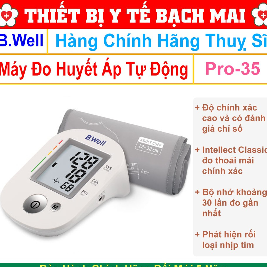 Máy Đo Huyết Áp Tự Động B Well Pro-35 | Shopee Việt Nam