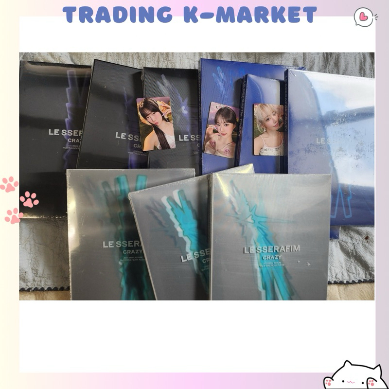 [LESSERAFIM CRAZY] Album chưa mở chính hãng KPOP | Shopee Việt Nam